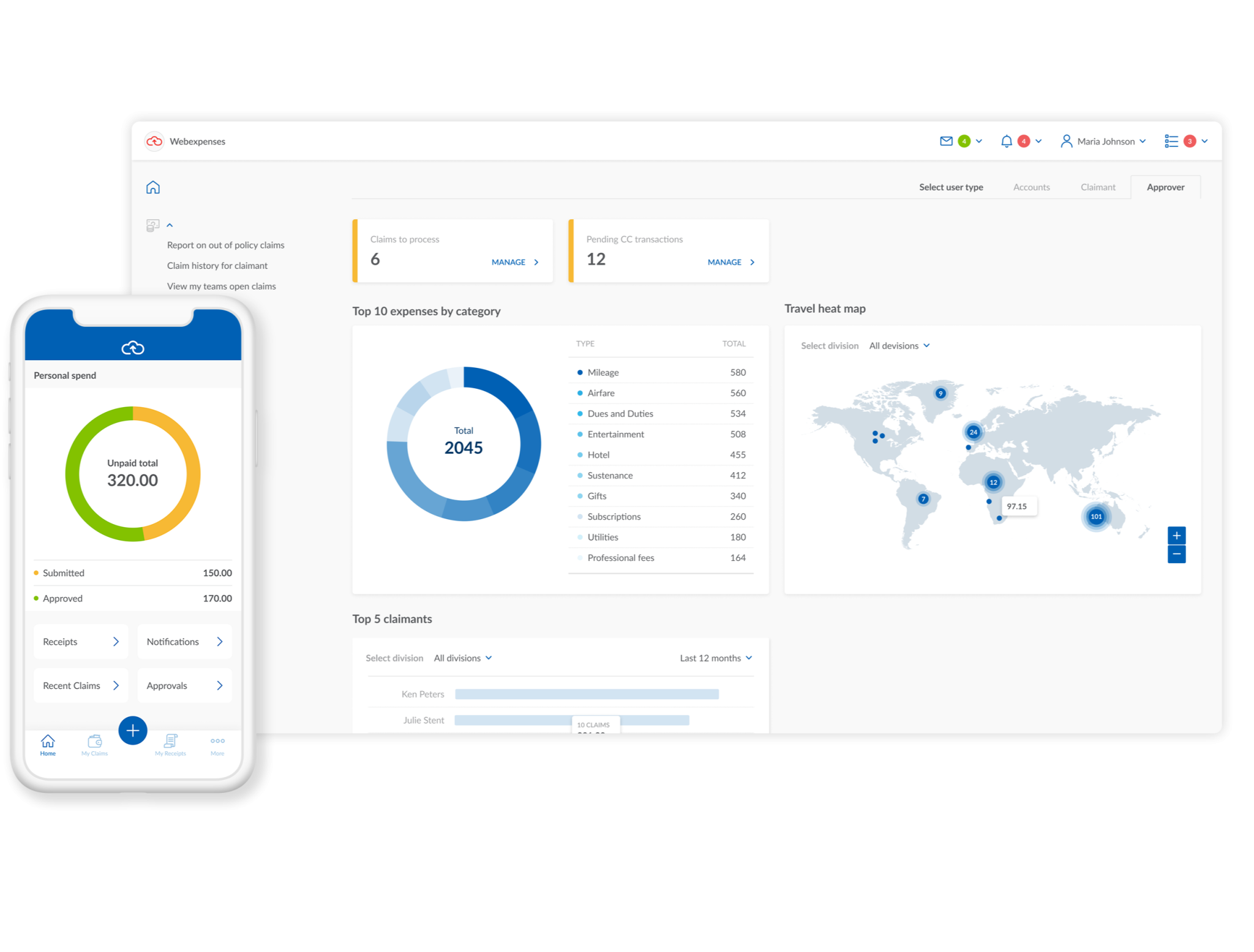 Expense Management Software Feature Set | Webexpenses